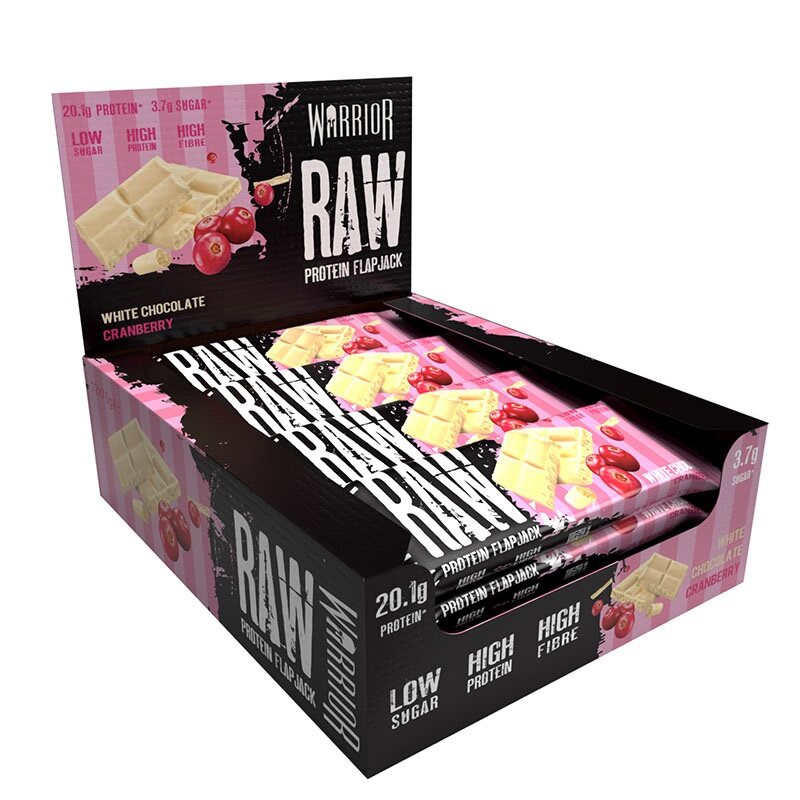 Warrior Raw Protein Flapjack Bar 12 Low Sugar Protein Bars