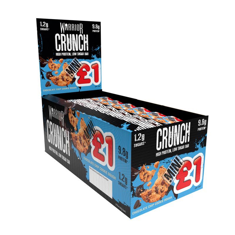 Warrior CRUNCH Mini Protein Bars 24 x 32g Bars – Bodybuilding Warehouse