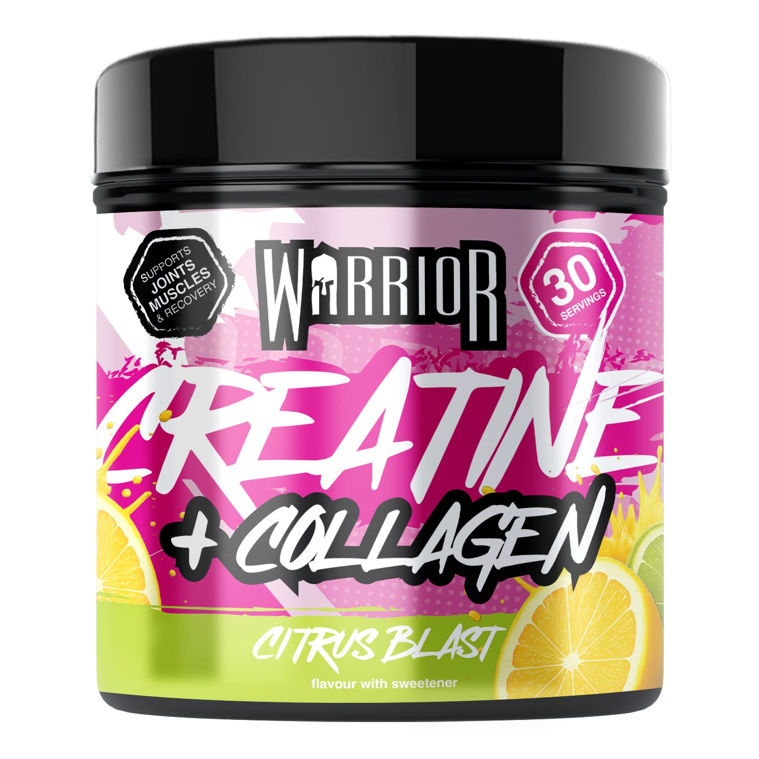Warrior Creatine Plus Collagen - 30 Servings – Bodybuilding Warehouse