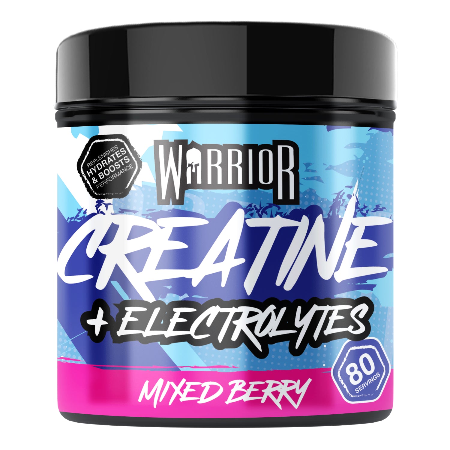 Warrior Creatine Plus Electrolytes - 80 Servings – Bodybuilding Warehouse