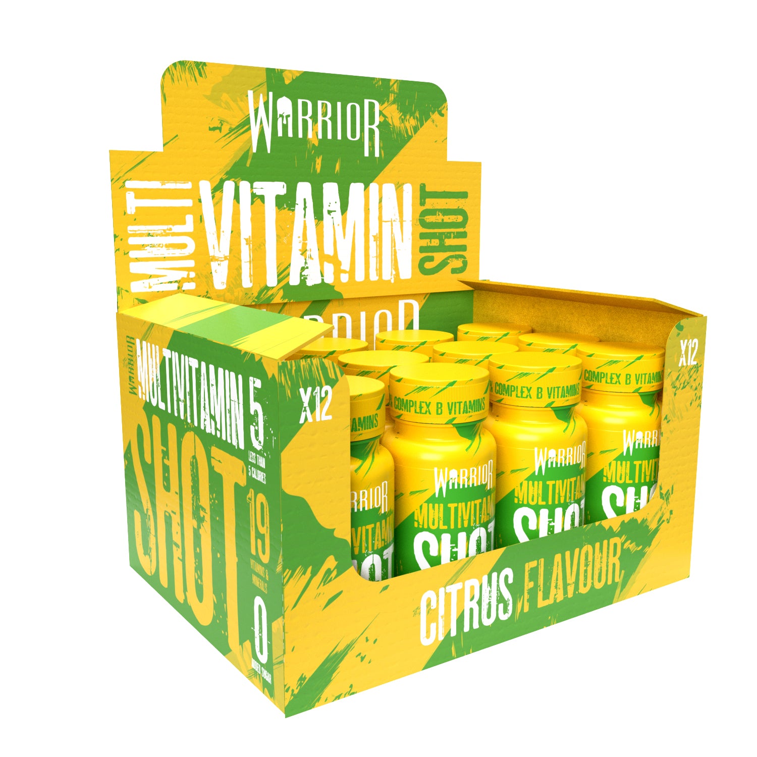 Warrior Multi-Vitamin Shot – 14 Essential Nutrients | Immunity, Energy ...