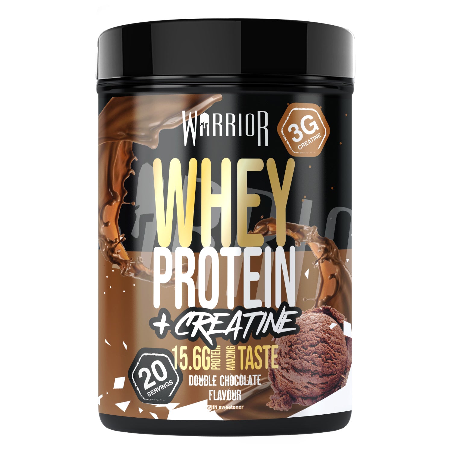 Warrior Whey Protein Plus Creatine | 500g Tubs | 20 Servings ...