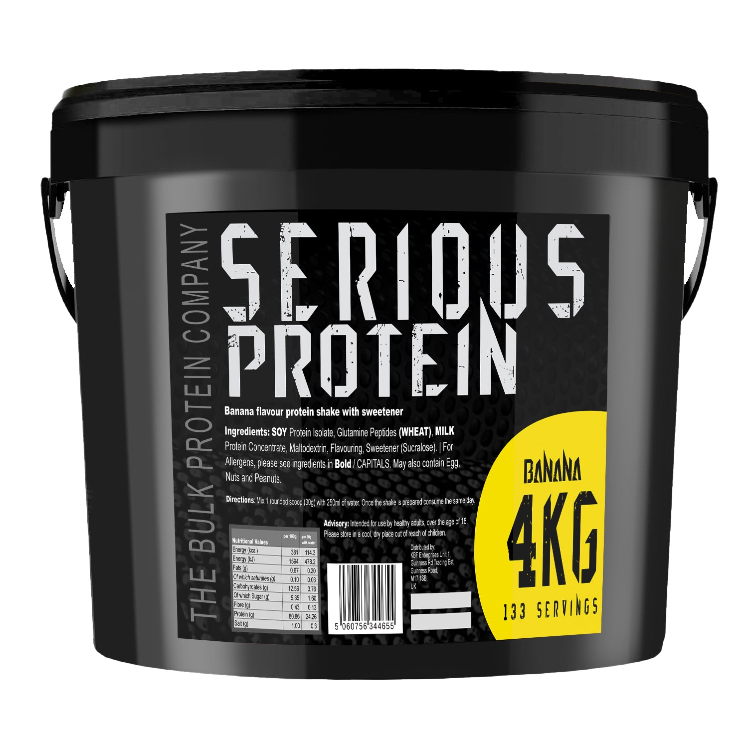 The Bulk Protein Company Serious Protein - 4kg – Bodybuilding Warehouse