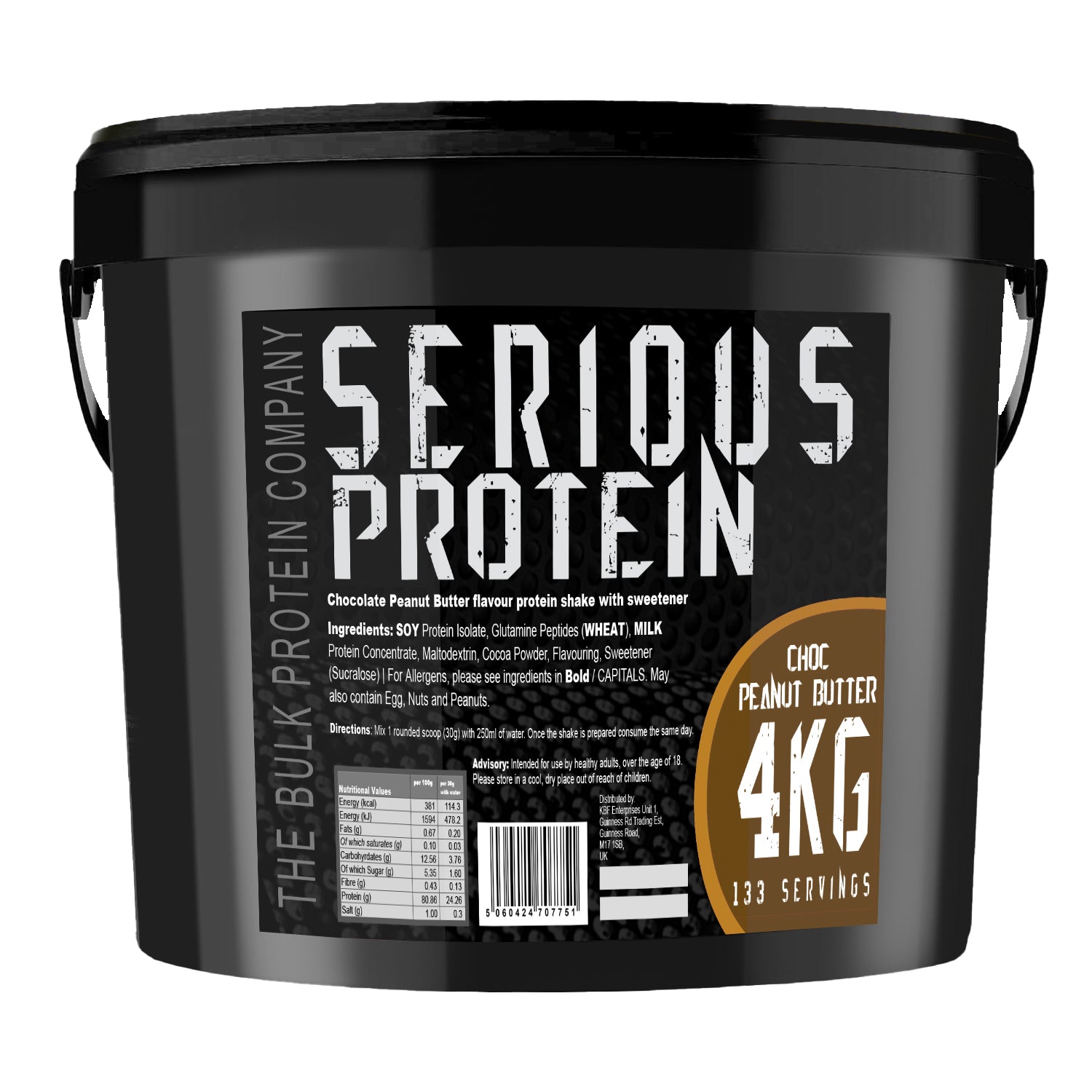 The Bulk Protein Company Serious Protein - 4kg – Bodybuilding Warehouse
