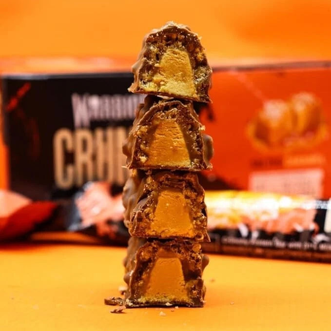 Warrior CRUNCH Mini Protein Bars 24 x 32g Bars – Bodybuilding Warehouse