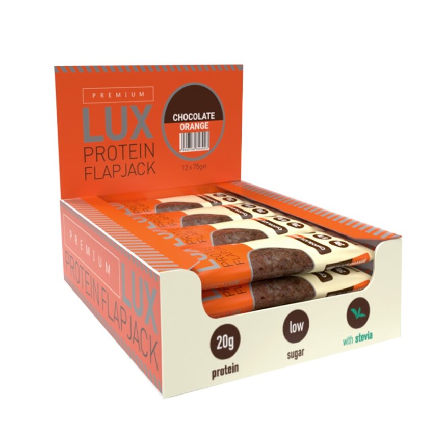 Premium LUX Protein Flapjacks – Bodybuilding Warehouse